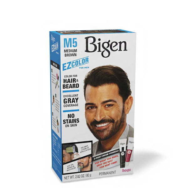 Bigen EZ Color for Men - M5 Medium Brown :: beautyofnewyork.com